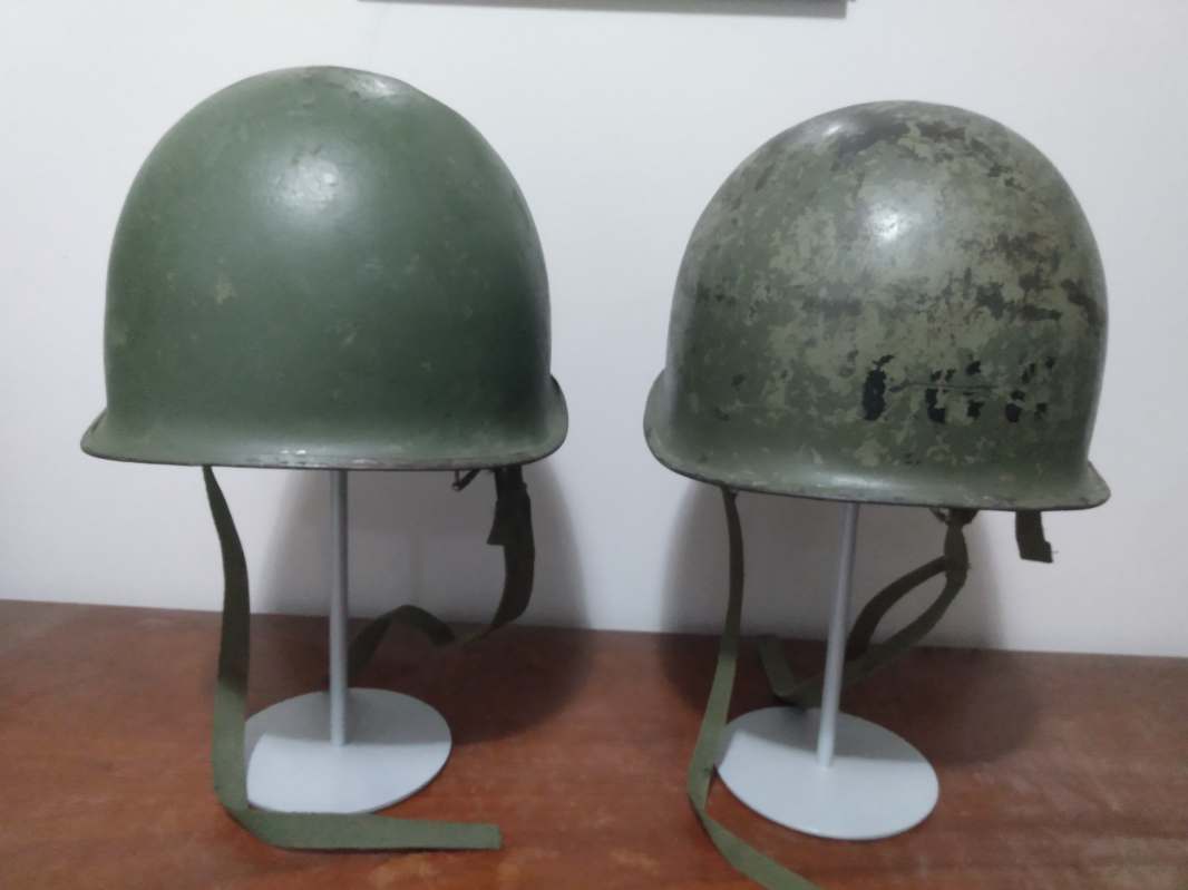 Spanish cold war helmet collection - M-1; M-1C & M-2 HELMETS - U.S ...