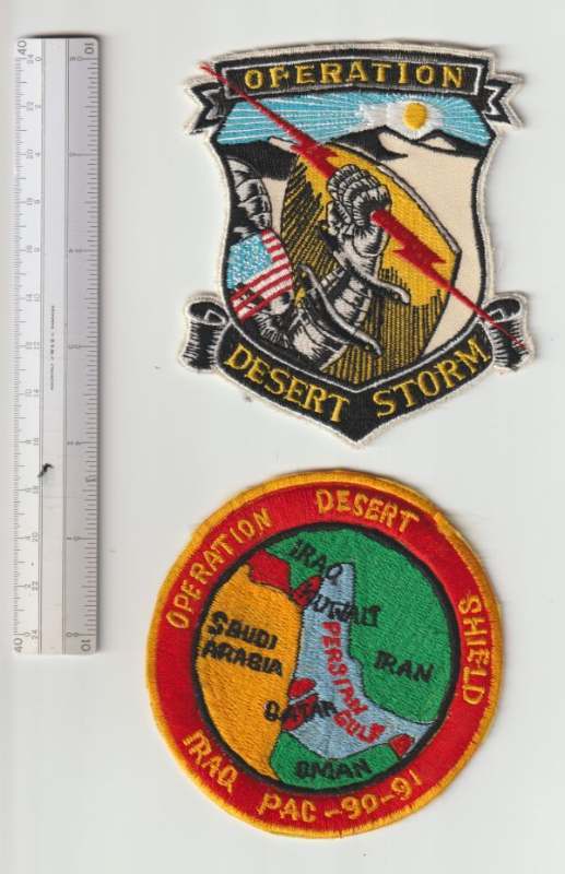 Desert Storm patches - MISCELLANEOUS / OTHER - U.S. Militaria Forum