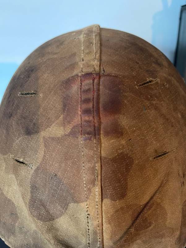 WW2 USMC Shore party helmet - what a theatre used helmet should look ...