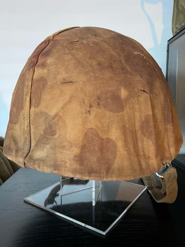 WW2 USMC Shore party helmet - what a theatre used helmet should look ...