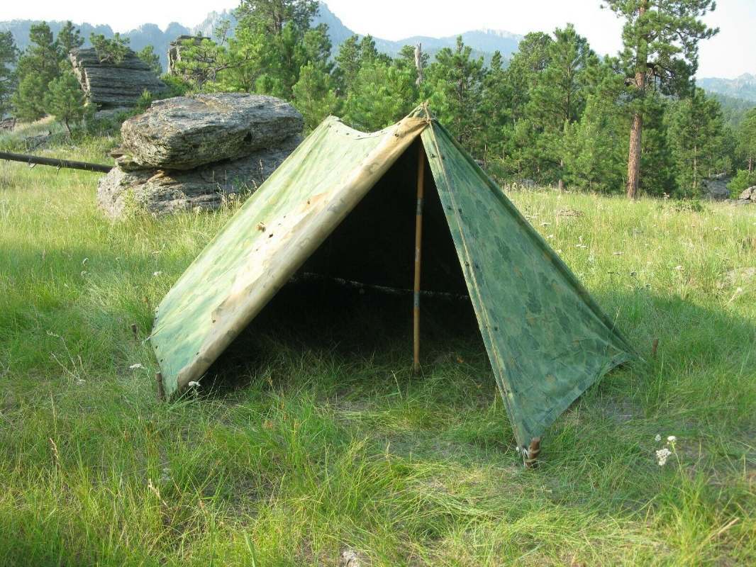USMC 1953 Complete Shelter Half tent. - FIELD & PERSONAL GEAR SECTION ...