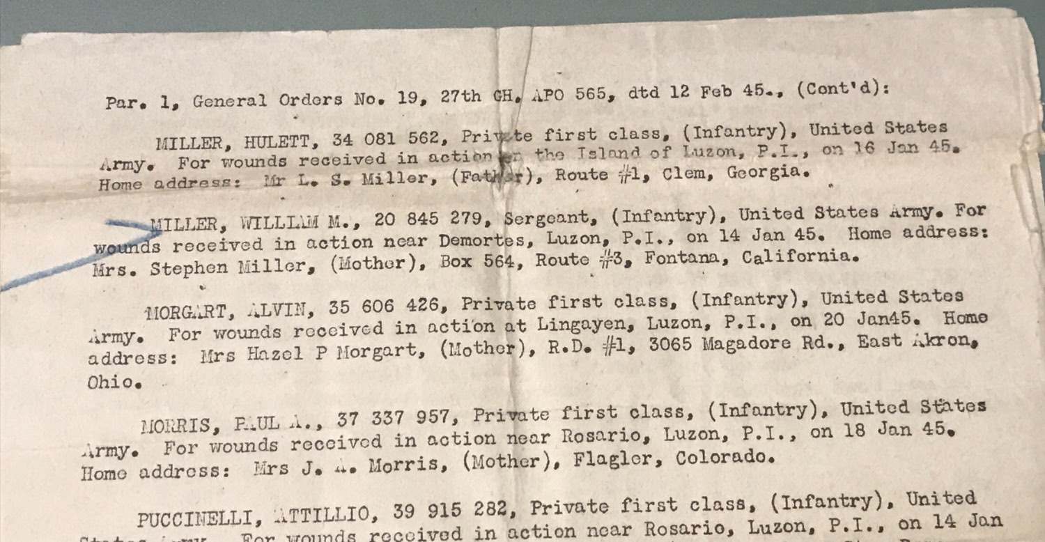 WW2 158th Infantry “Bushmaster” grouping - Arizona cowboy! - GROUPINGS ...