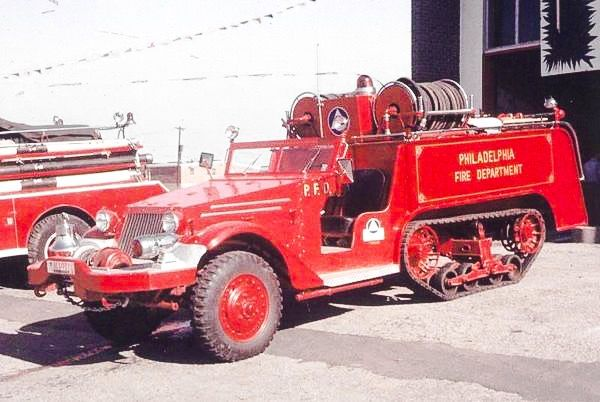A neat fire department conversion of an M3 Halftrack - MILITARY ...