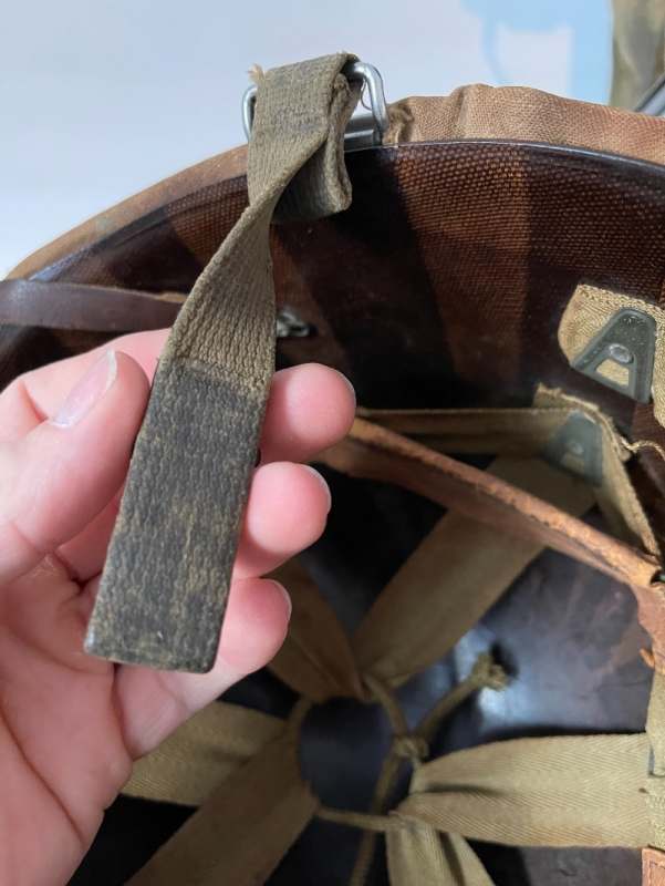 WW2 USMC Shore party helmet - what a theatre used helmet should look ...