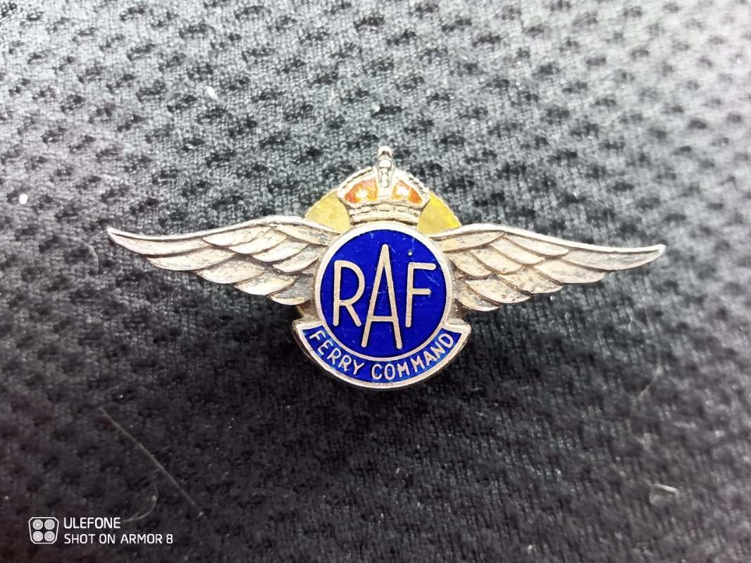Tribute to the US pilots of the RAF Ferry Command - WING BADGES - U.S ...