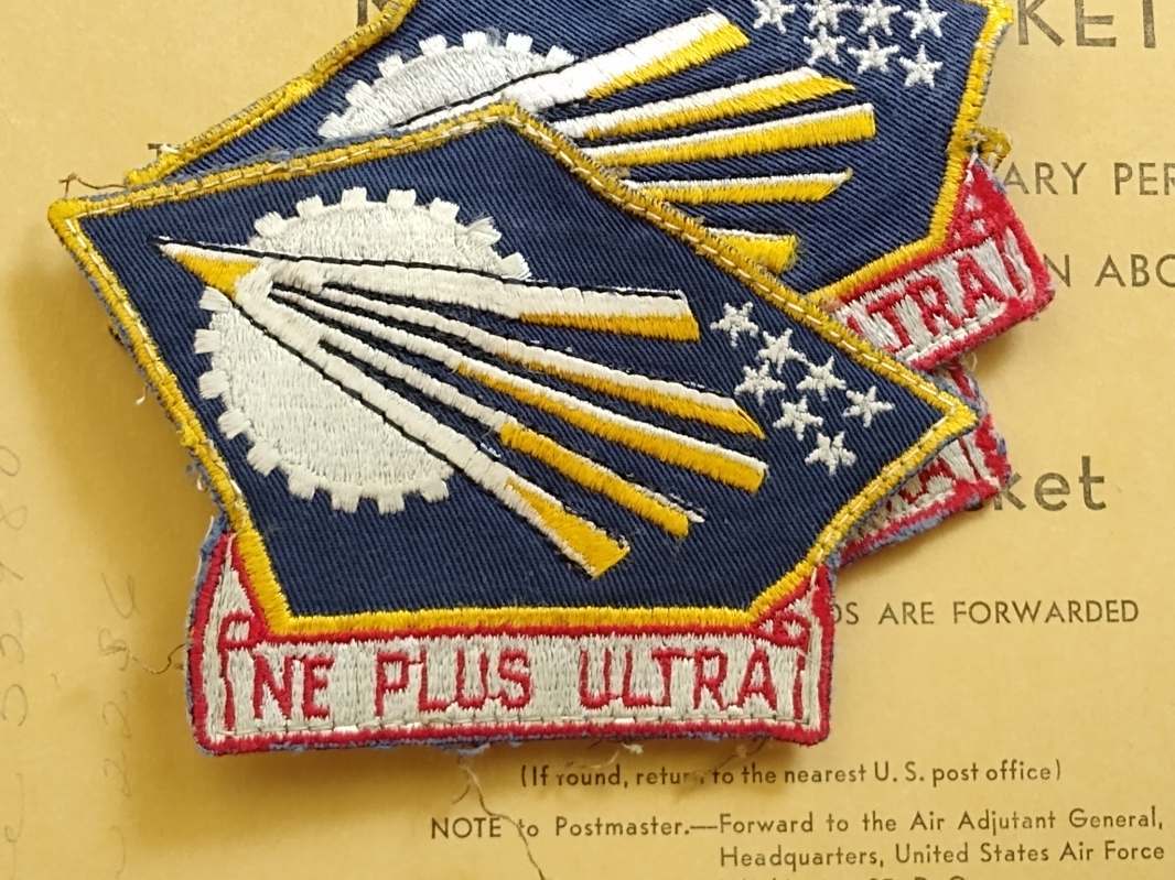 NE Plus Ultra pocket patch ID: USAF 43d Field Maintenance Squadron ...