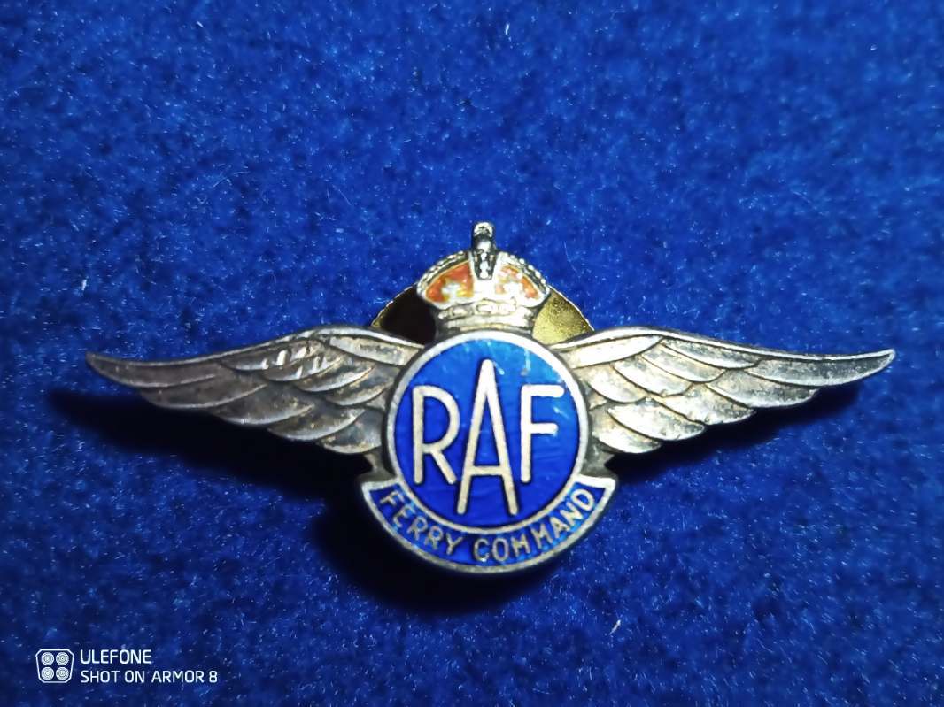Tribute to the US pilots of the RAF Ferry Command - WING BADGES - U.S ...