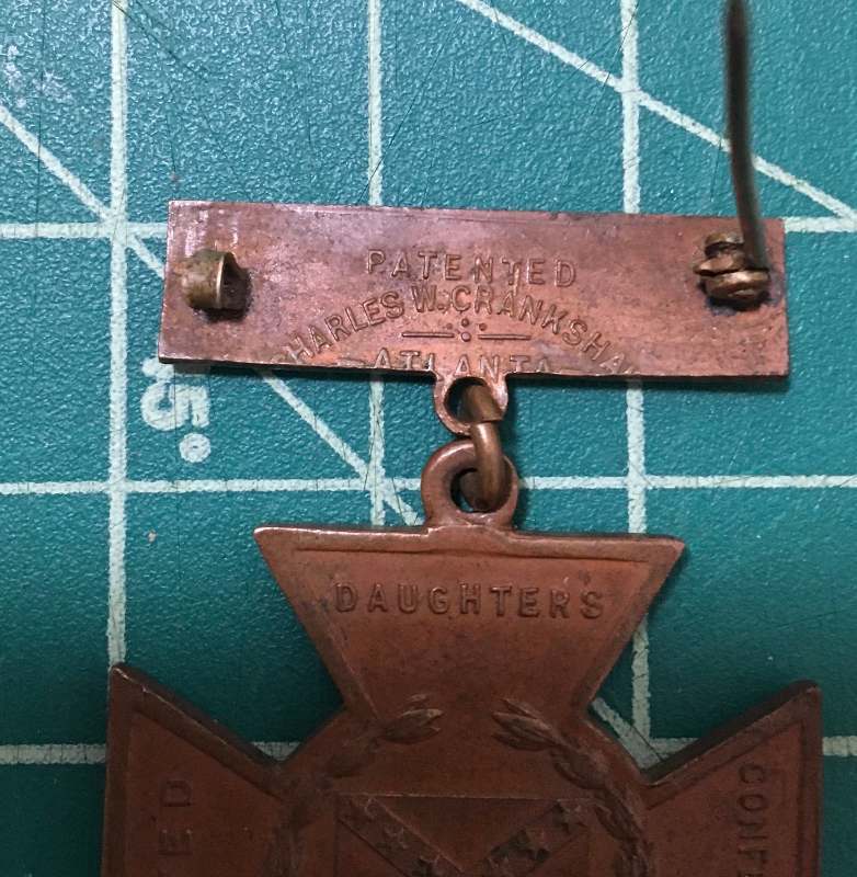 Southern Cross of Honor by Crankshaw - (1861-1865) AMERICAN CIVIL WAR ...