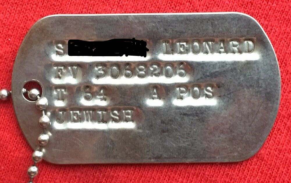 What does the prefix FV stand for on a 1960's dog tag? - IDENTITY ITEMS ...