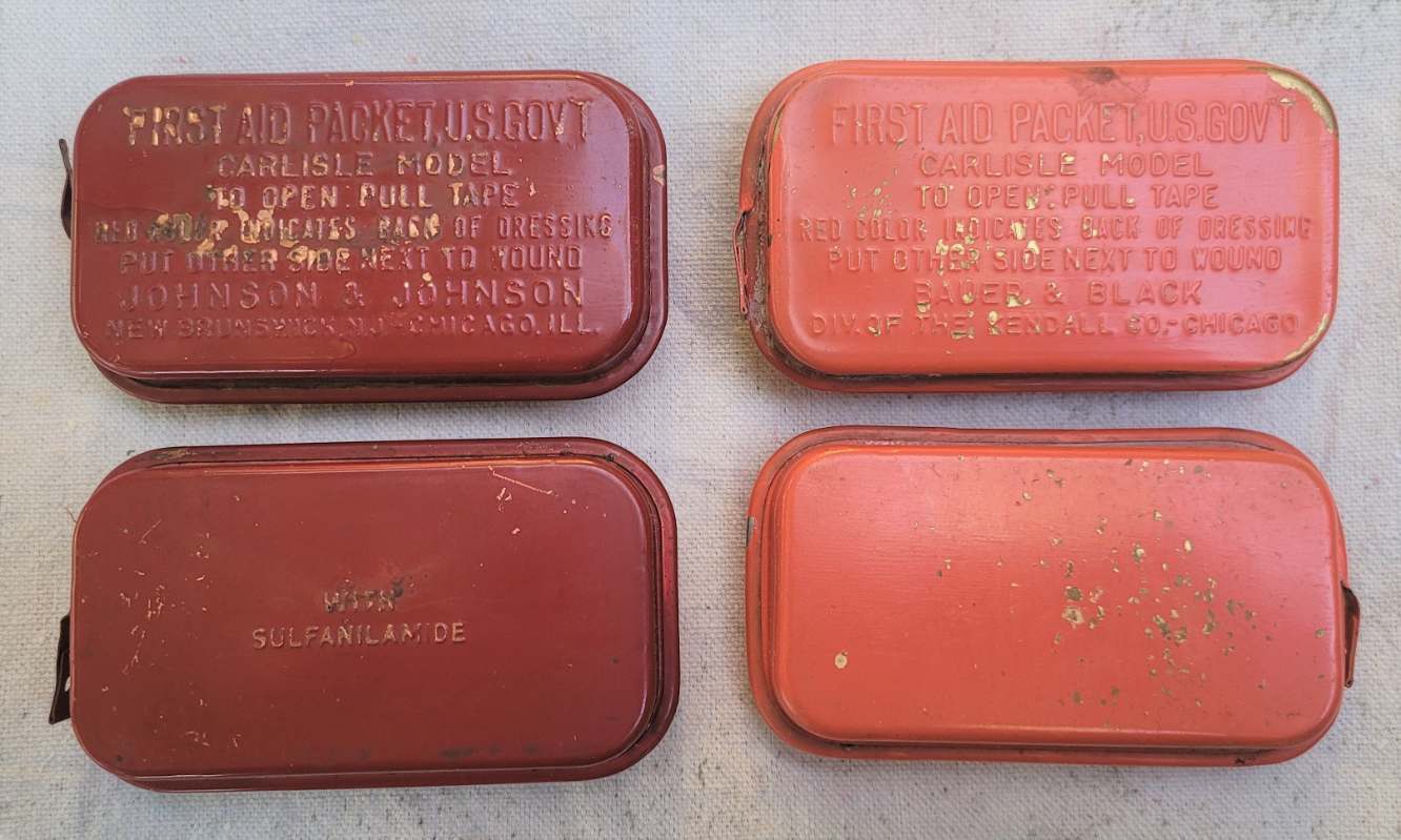 First-Aid Packet Carlisle Model “Carlisle bandage” a different angle ...