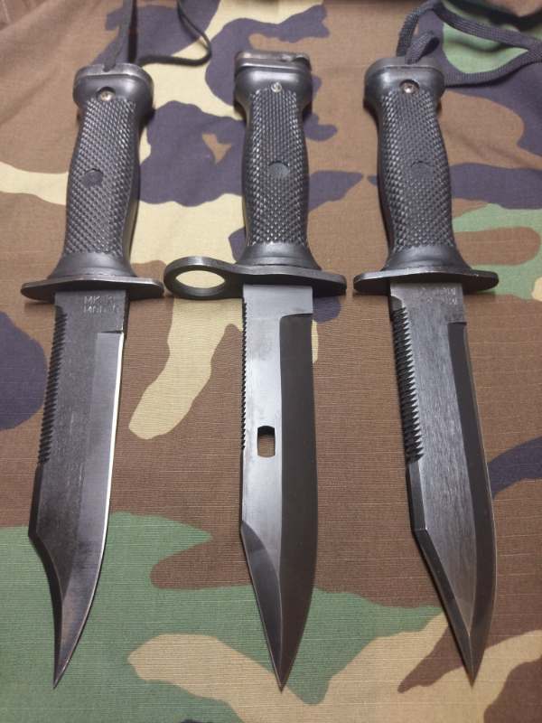 XM9 Trials Bayonets; Phrobis, Royal Ordnance, S-Tron, Imperial, Marto ...