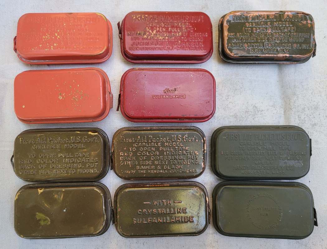 First-Aid Packet Carlisle Model “Carlisle bandage” a different angle ...