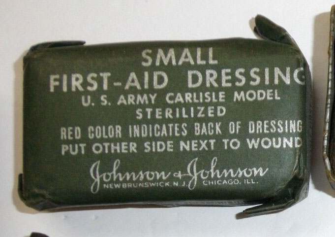 First-Aid Packet Carlisle Model “Carlisle bandage” a different angle ...