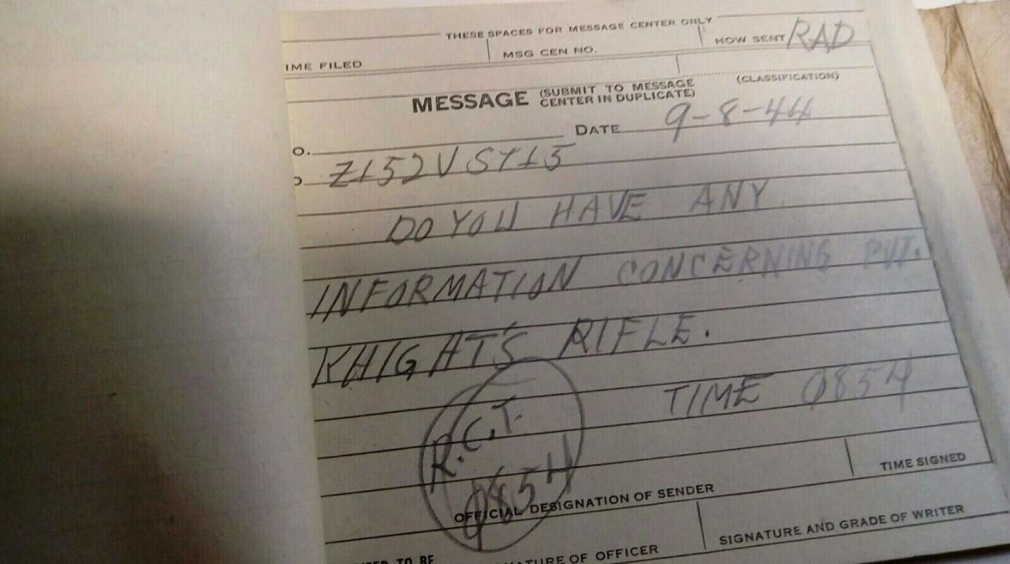 U.S. Army Signal Corps Message Record Log from WW2 - EPHEMERA ...