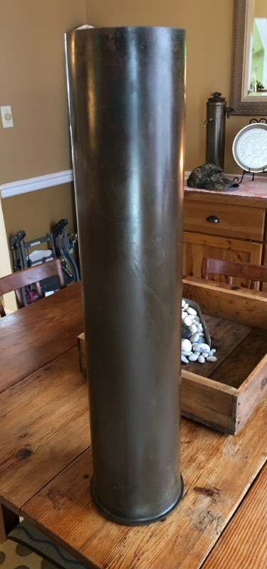 Brass 5” 38 cal USN shell case - ORDNANCE - U.S. Militaria Forum