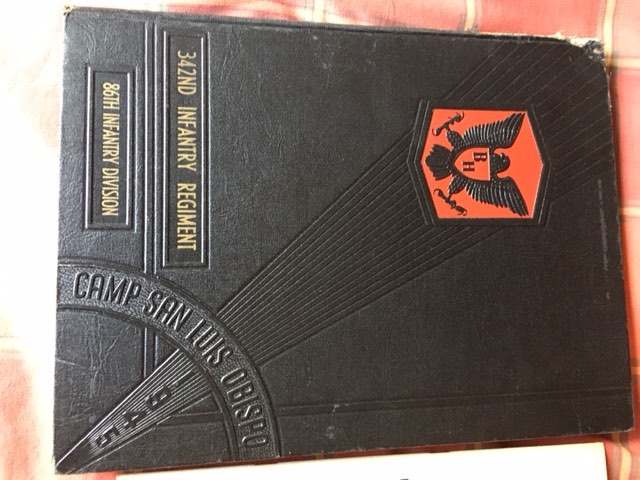 86th Infantry Division, 342nd Regiment yearbook with name listing ...