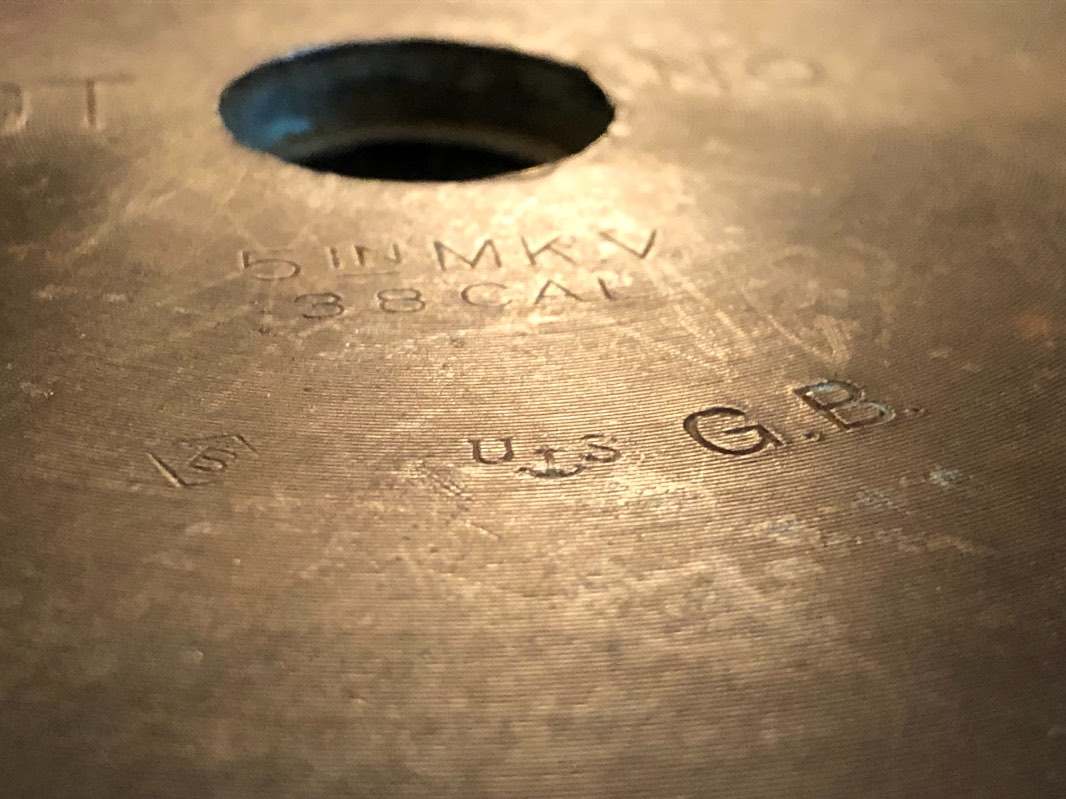 Brass 5” 38 cal USN shell case - ORDNANCE - U.S. Militaria Forum