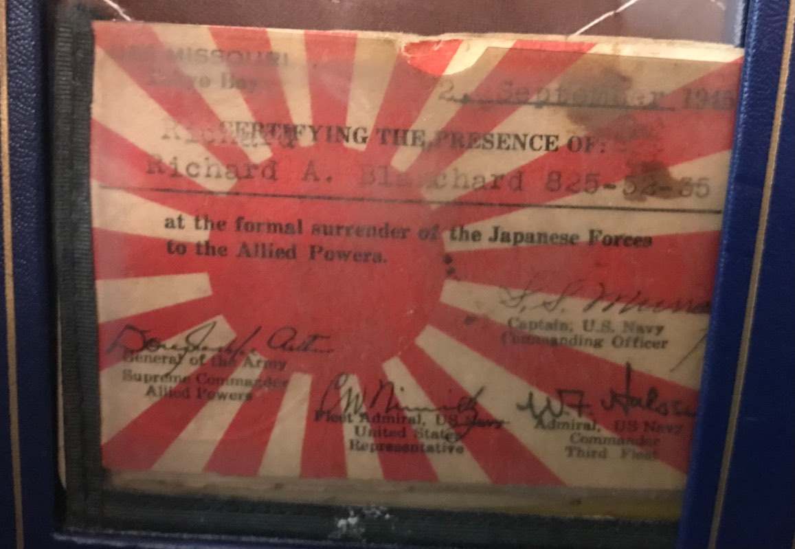VJ Day Tokyo Bay Surrender Cards + Certficates - Page 2 - EPHEMERA ...