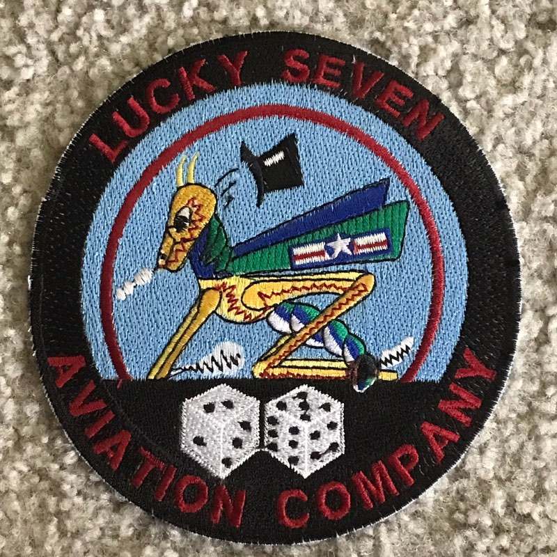 Lucky Seven Aviation Company Patch Assistance - ARMY AND USAAF - U.S ...