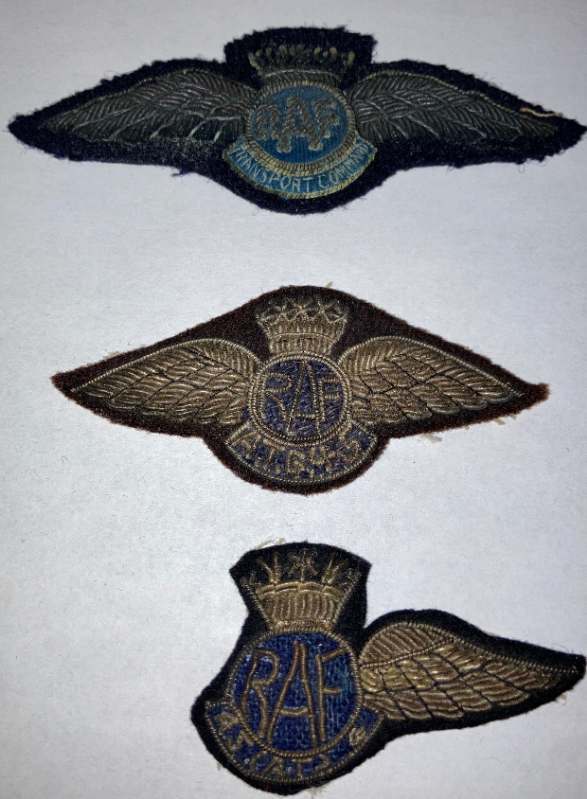 Tribute to the US pilots of the RAF Ferry Command - WING BADGES - U.S ...