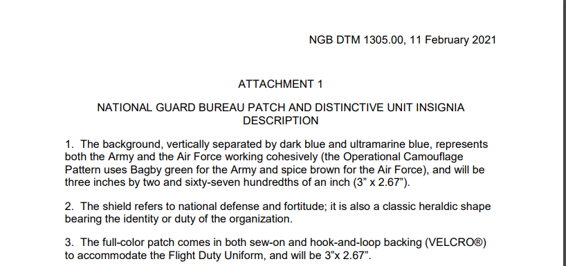 National Guard Bureau's New Shoulder Patch. - ARMY AND USAAF - U.S ...