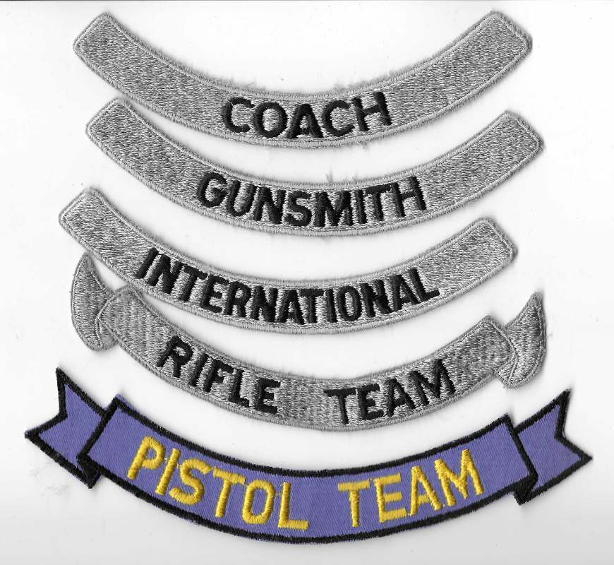 Large Silver Scroll Rockers Civilian or Military - MISCELLANEOUS ...