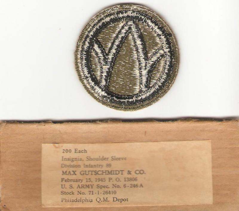 Patches and their Boxes: A Reference Thread - Page 5 - ARMY AND USAAF ...
