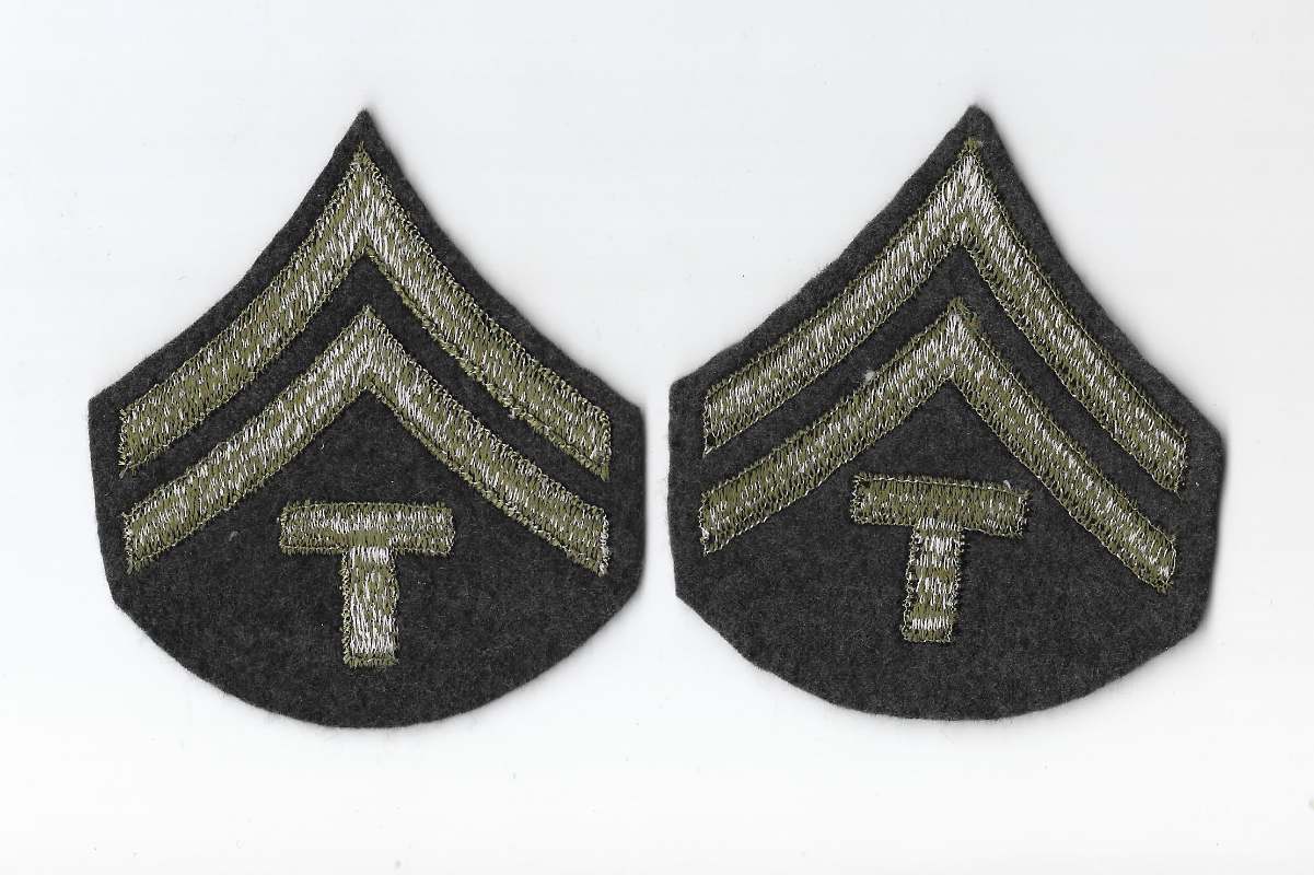 Green on Green Wool, USAAF SSG Rank - ARMY (INCLUDING USAAC/AAF) - U.S ...