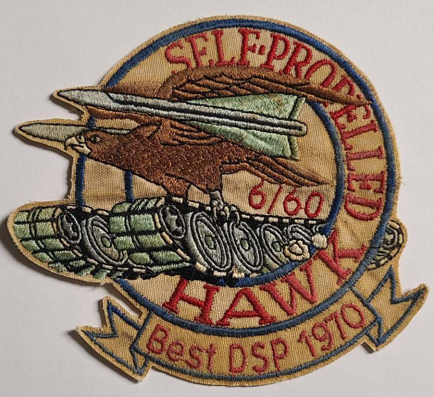 Self-Propelled Hawk patch 1970 - ARMY AND USAAF - U.S. Militaria Forum
