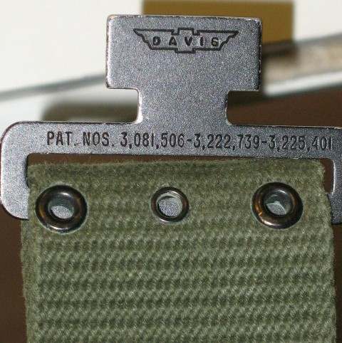 m1967 Davis Belt Experimental ??? - FIELD & PERSONAL GEAR SECTION - U.S ...
