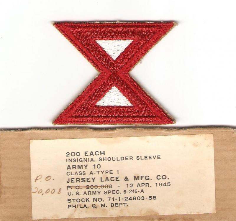 Patches and their Boxes: A Reference Thread - Page 5 - ARMY AND USAAF ...