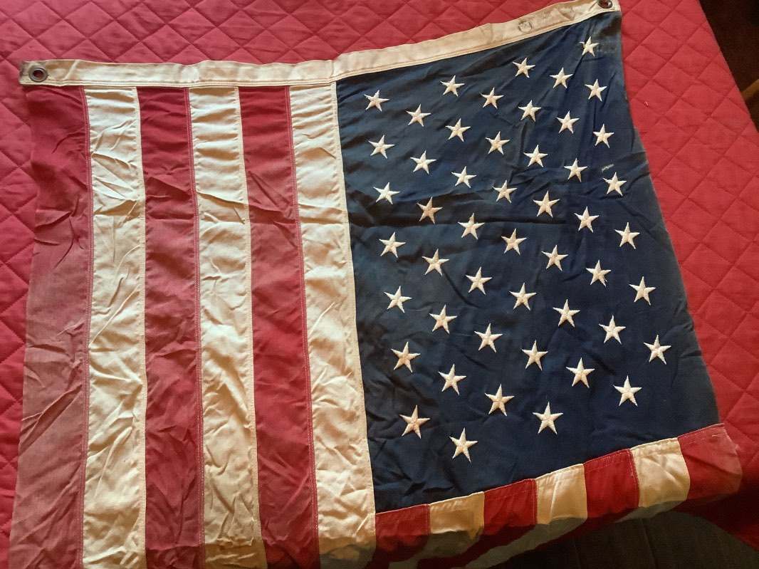 Vintage flag cleaning, care, restoration. - MISC MILITARIA - U.S ...