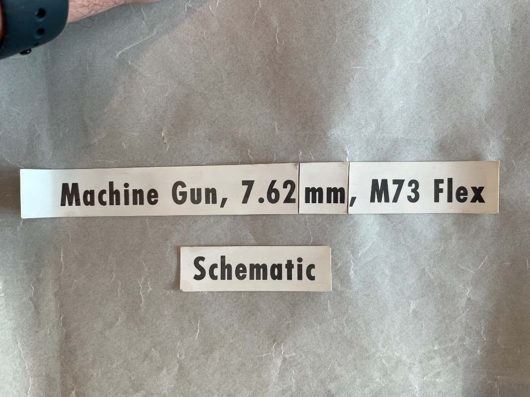 M73 Flex Prototype Drawing / Schematic - EPHEMERA, PHOTOGRAPHS ...