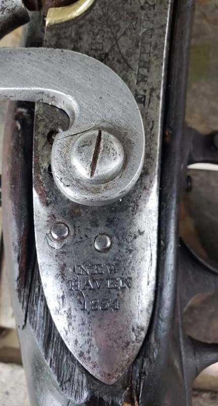 Unit Marked Eli Whitney 1822/28 Musket - (1861-1865) AMERICAN CIVIL WAR ...