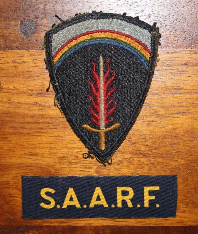 Rare SAARF tab - ARMY AND USAAF - U.S. Militaria Forum