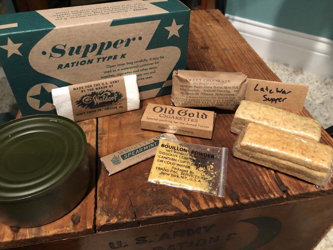 K Ration, C Ration and D Ration Kits - REENACTING GROUPS & REPRO GEAR ...