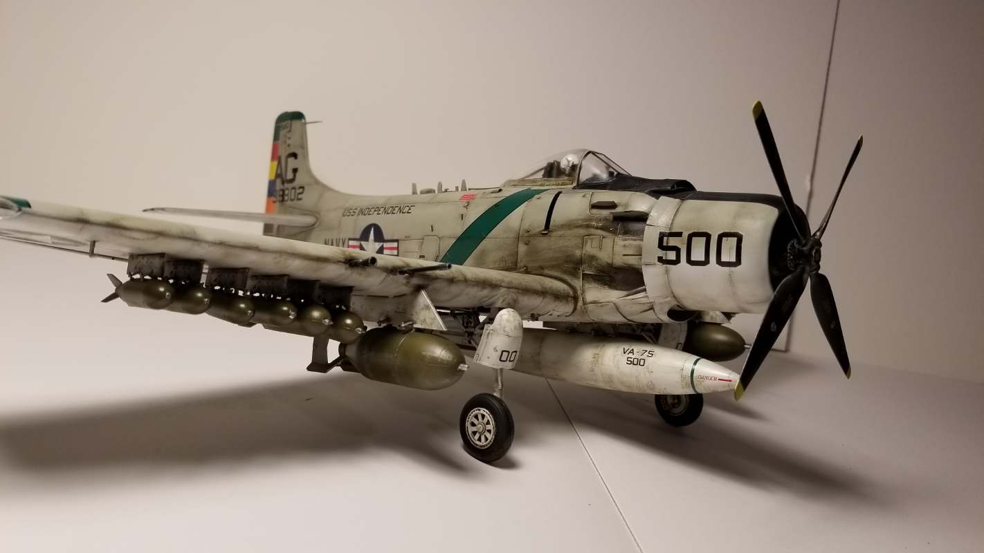 A1-HD 6 Skyraider....aka "Spad"... - MODELING - U.S. Militaria Forum