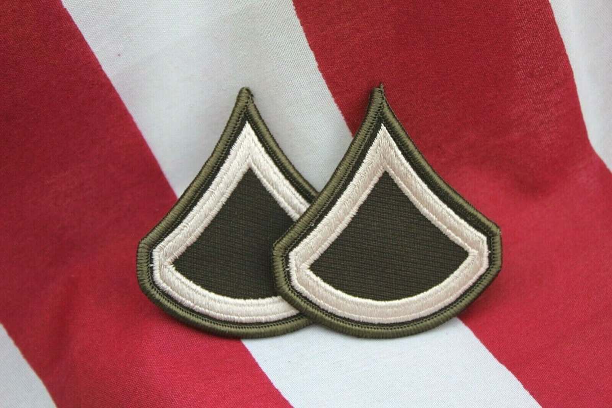 Pinks and Greens PFC E-3 Stripes - ARMY (INCLUDING USAAC/AAF) - U.S ...