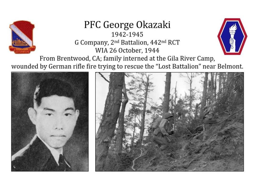 Uniform of 442nd RCT Nisei veteran PFC George Okazaki - UNIFORMS - U.S ...