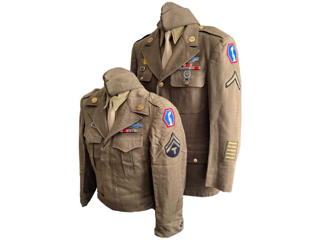 Uniform of 442nd RCT Nisei veteran PFC George Okazaki - UNIFORMS - U.S ...
