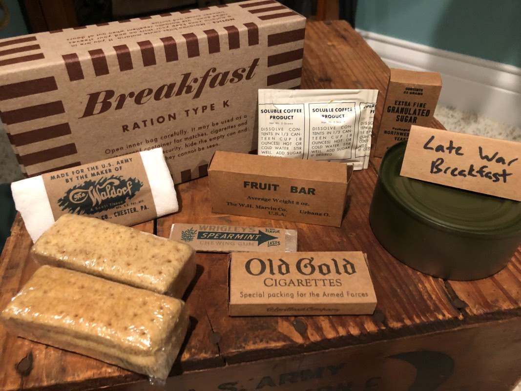 K Ration, C Ration and D Ration Kits - REENACTING GROUPS & REPRO GEAR ...