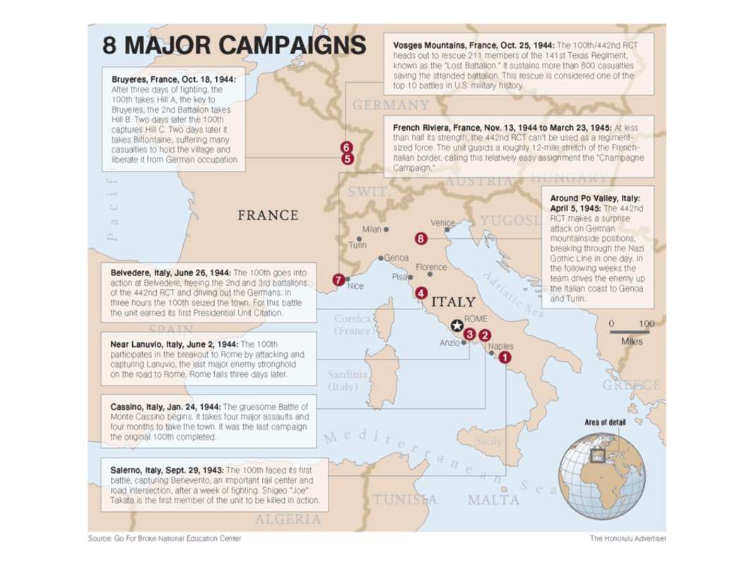Uniform of 442nd RCT Nisei veteran PFC George Okazaki - UNIFORMS - U.S ...
