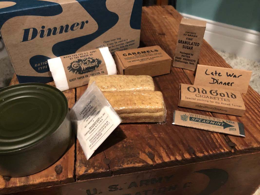 K Ration, C Ration and D Ration Kits - REENACTING GROUPS & REPRO GEAR ...