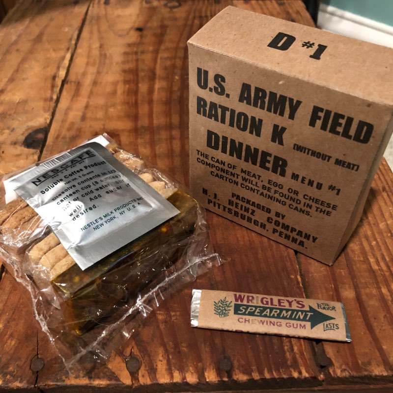 K Ration, C Ration and D Ration Kits - REENACTING GROUPS & REPRO GEAR ...