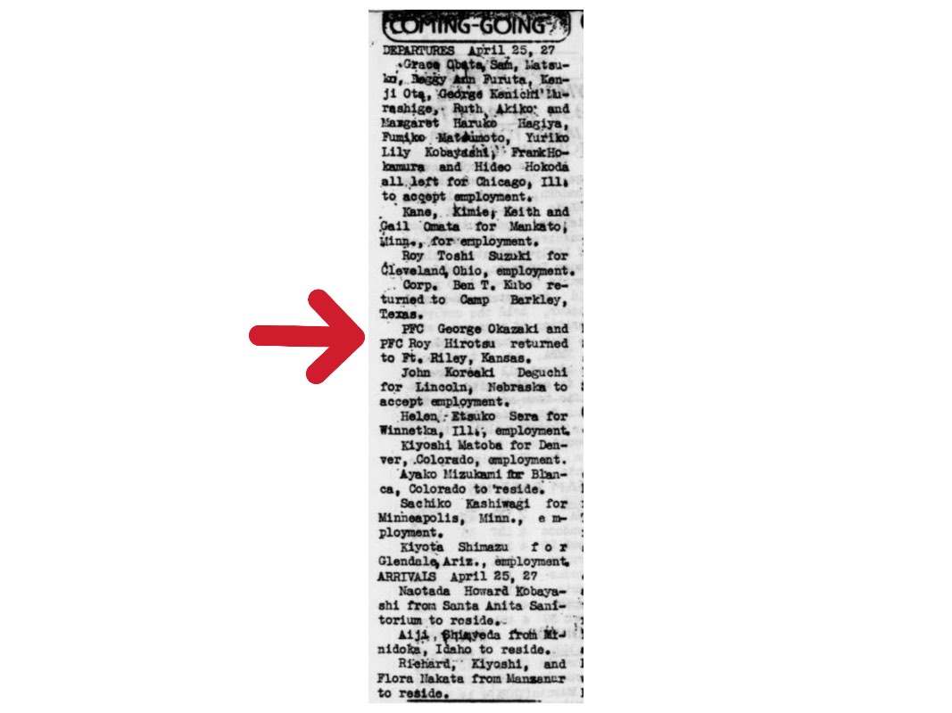 Uniform of 442nd RCT Nisei veteran PFC George Okazaki - UNIFORMS - U.S ...