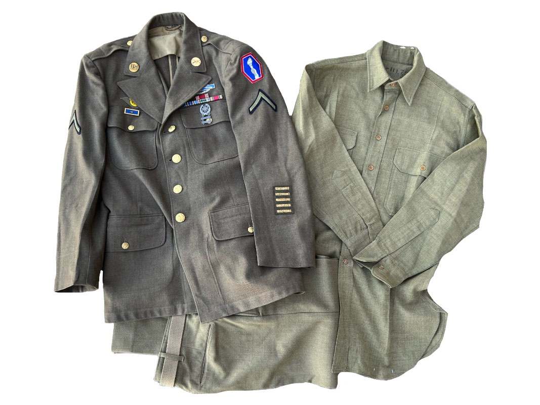 Uniform of 442nd RCT Nisei veteran PFC George Okazaki - UNIFORMS - U.S ...