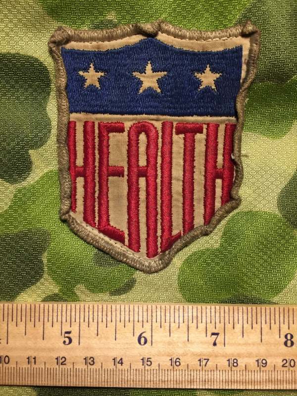 WWII MLB Health Patch - HOMEFRONT & THE WAR EFFORT - U.S. Militaria Forum