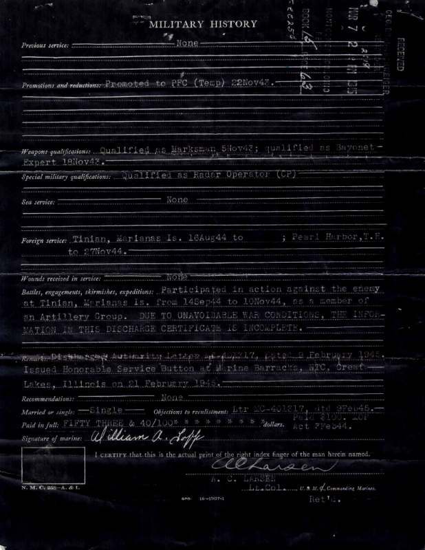 USMC 18th Defense Battalion group - GROUPINGS PAGE - U.S. Militaria Forum