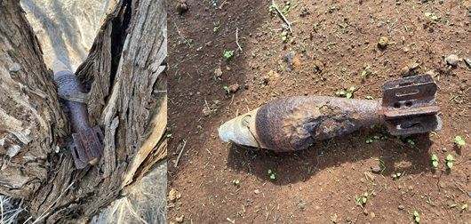 1935 Lava Flow 23rd BS UXO Bombs discovered (and other UXO's in Hawaii ...