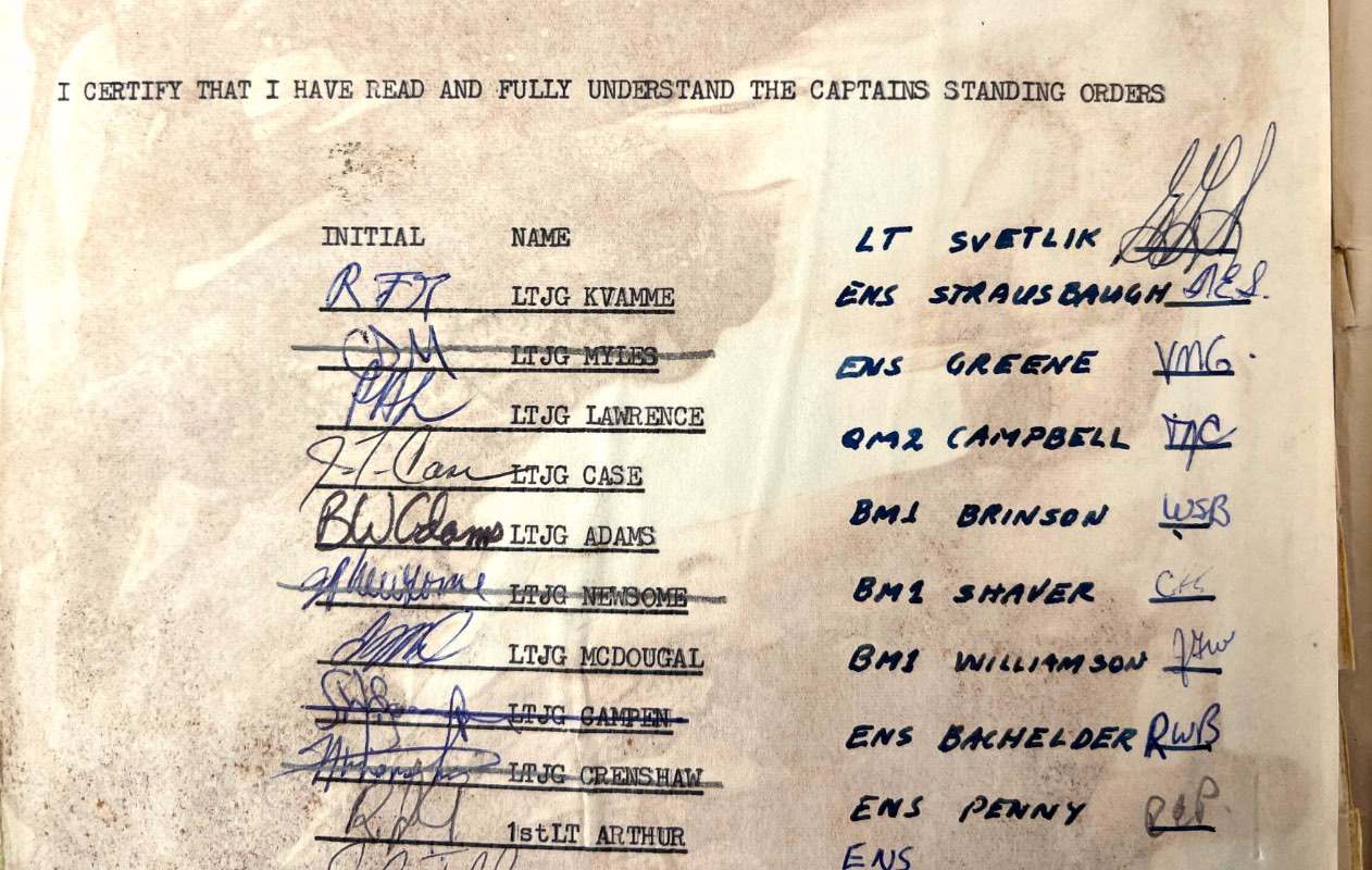 Sets of US Navy Captain's Night Order Books - the night shift's ...